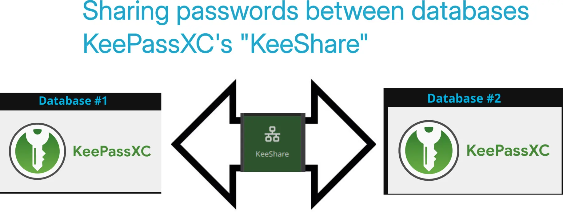 KeeShare - How to share passwords between databases using KeePassXC | txtechnician